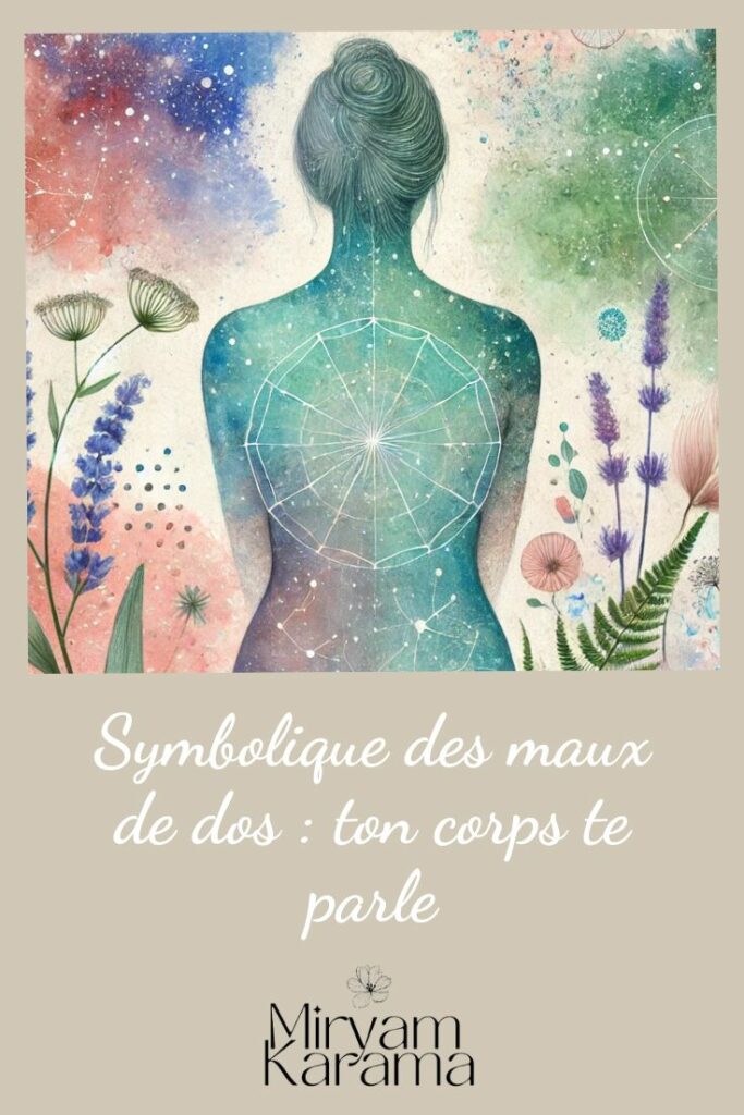 Symbolique des maux de dos : écoute ton corps